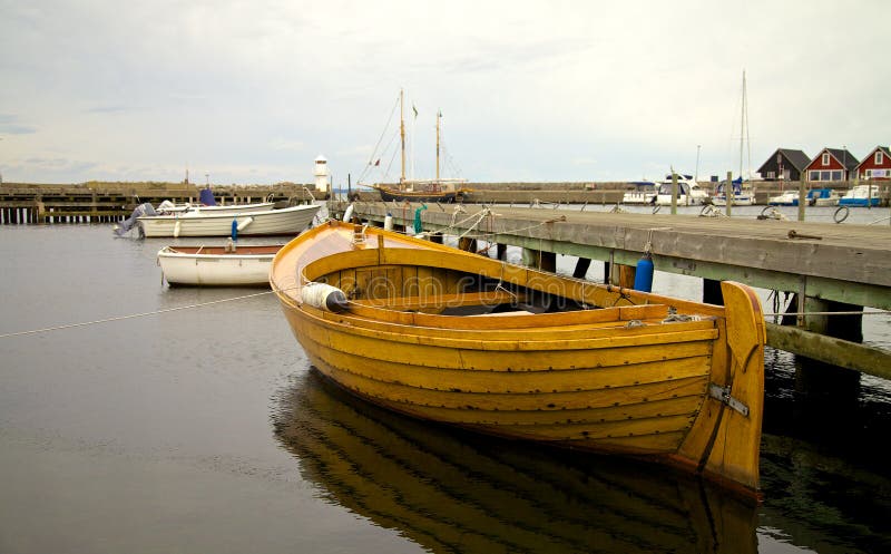 Sweden boat dock 4 stock image. Image of anchored, yachts - 3281567