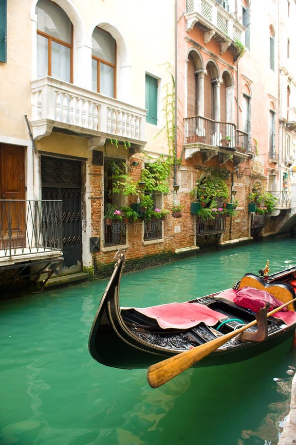 Boat of Venice stock photo. Image of greenery, boat, cloud - 11861088