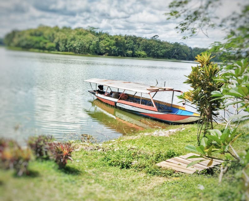 A Boat Waiting for the Passenger Stock Photo - Image of ship, boat ...