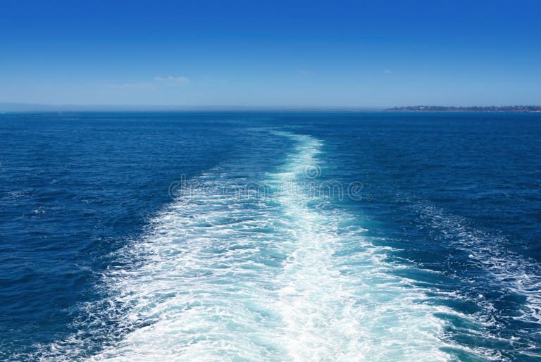 Boat Wake stock photo. Image of boat, water, foam, ocean - 7650262