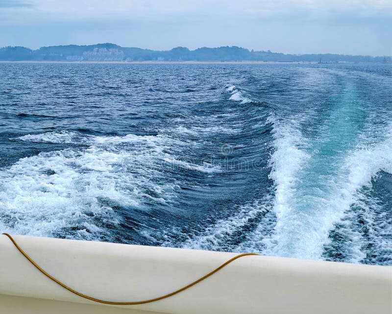 Boat Wake on Lake stock photo. Image of outdoor, wake - 247789814