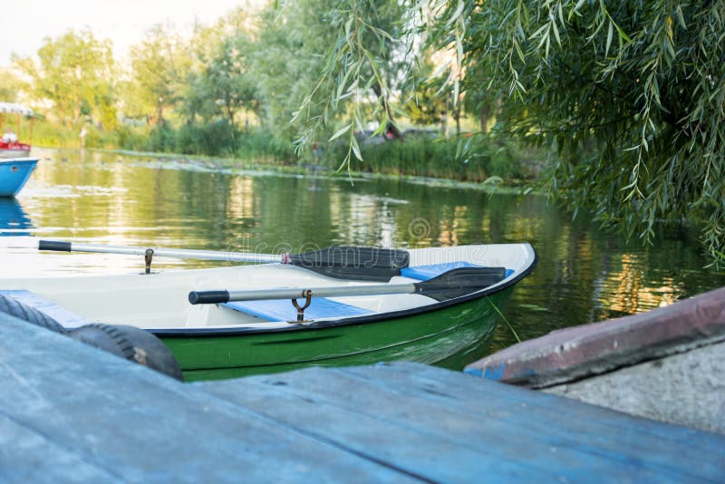 Boat for a walk stock image. Image of coast, rowboat - 128688749