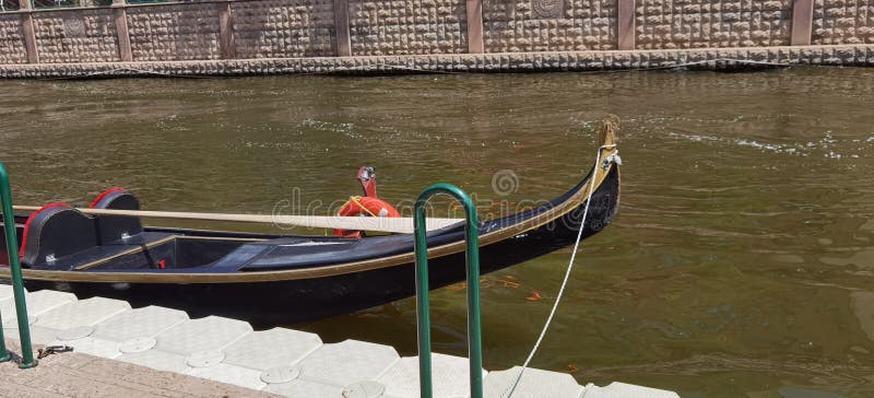 A Boat in the Water for Two People in the Stock Image - Image of river ...