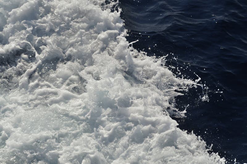 Boat waves stock image. Image of agitated, ripple, harbour - 10290193