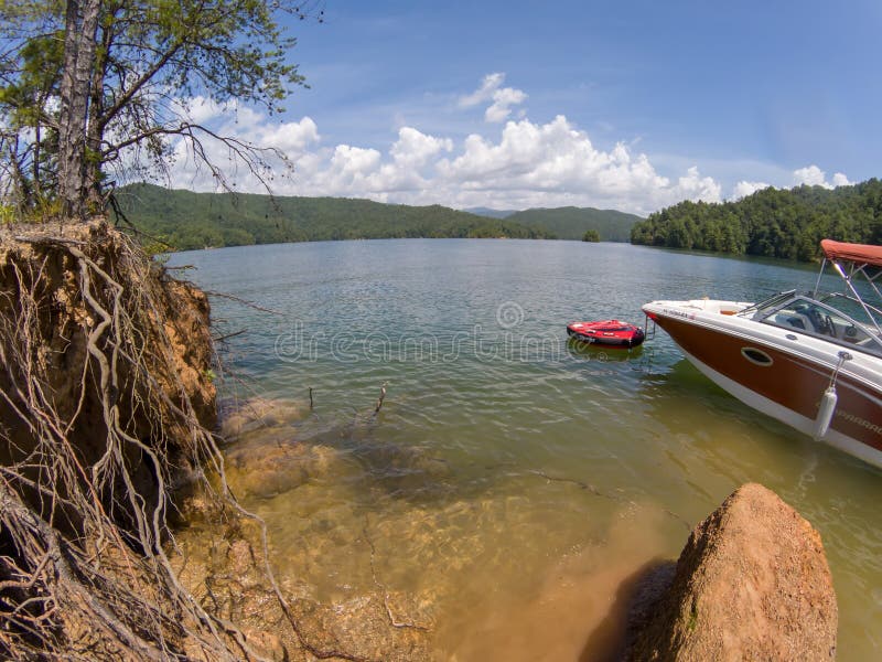 Boating Around Lake Jocassee South Carolina Editorial Photography ...