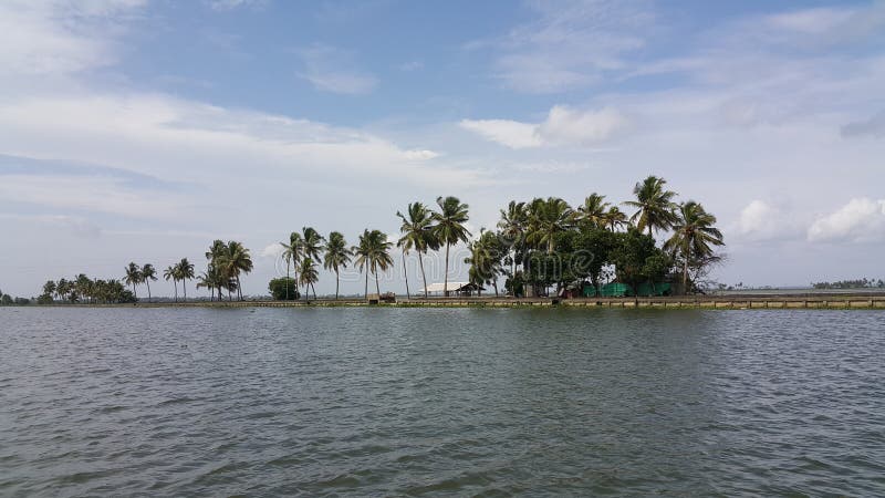 Boating in Azhapuzha, Kerala, India Stock Image - Image of lagoon, lake ...