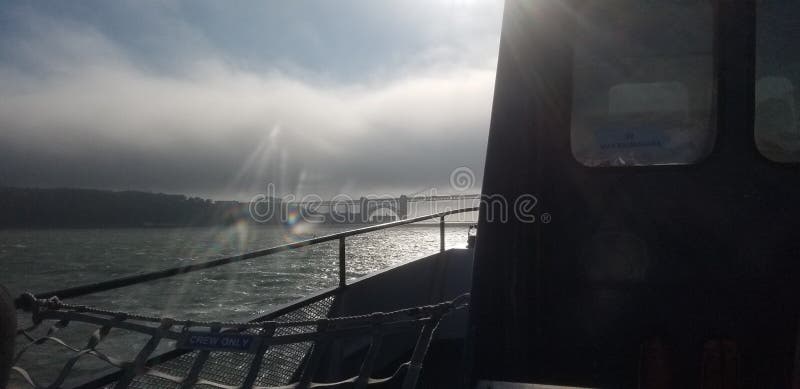 Boating on the bay stock photo. Image of dusk, skyline - 230121080