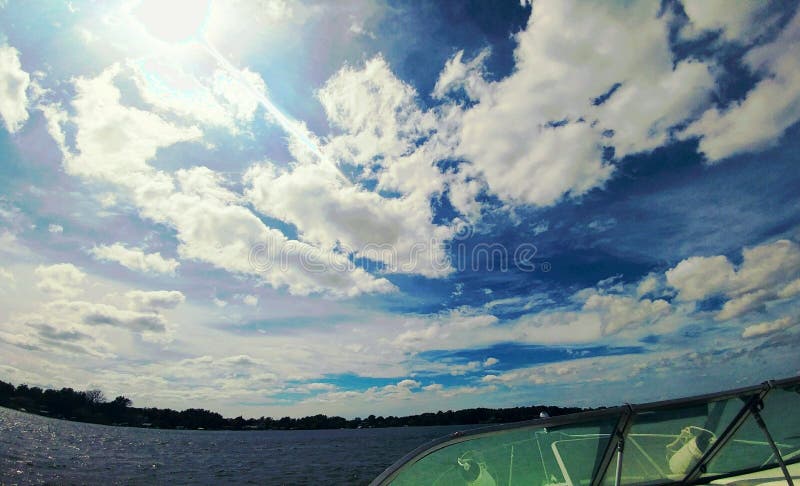 Boating stock photo. Image of clouds, boating, beautiful - 84350396