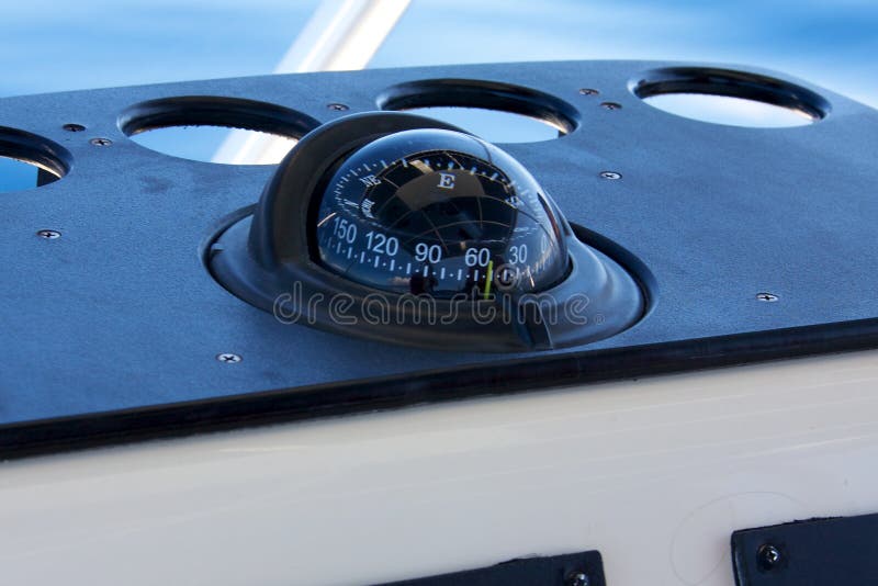 Boating compass stock image. Image of point, marine, control - 37168335