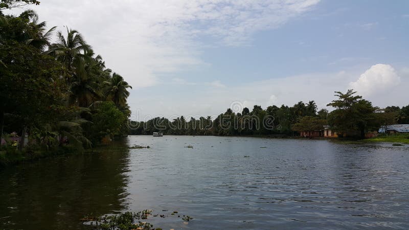 Boating in Azhapuzha stock image. Image of experience - 104056121