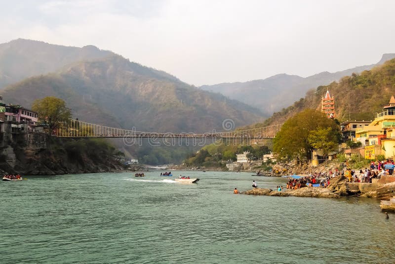 Boating on Ganga River in Rishikesh Editorial Photography - Image of ...