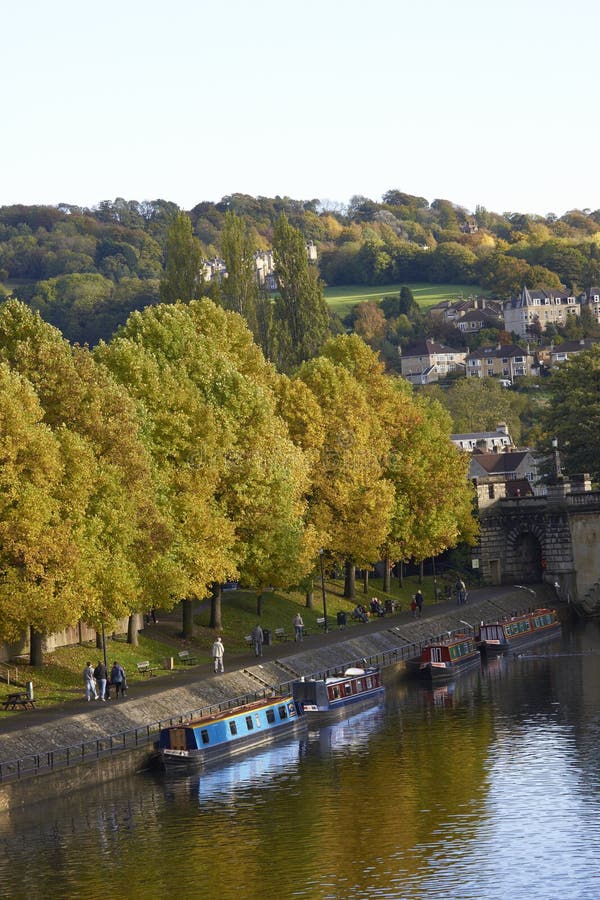Boating on the River Avon in Bath Editorial Stock Photo - Image of ...