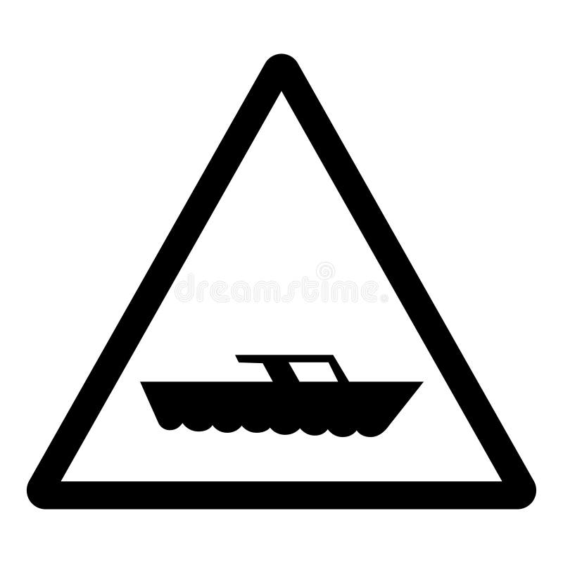 Boating Symbol Sign, Vector Illustration, Isolate on White Background ...