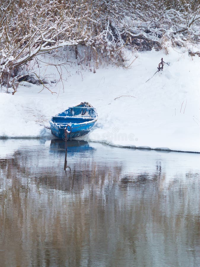 Boaton the Bank stock photo. Image of water, boat, silhouette - 94482770