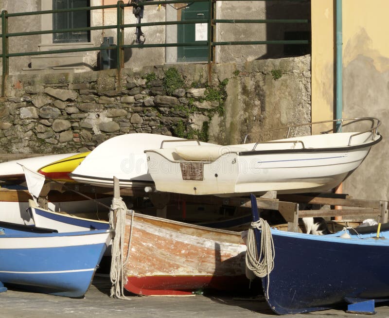 Boats stock photo. Image of boat, landing, oars, colours - 13542892