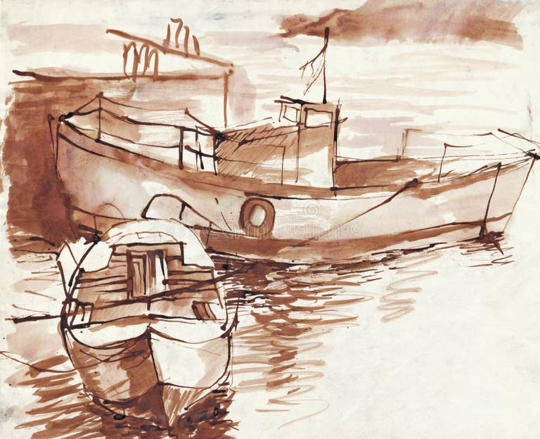 Drawing Boats Stock Illustrations – 6,373 Drawing Boats Stock ...