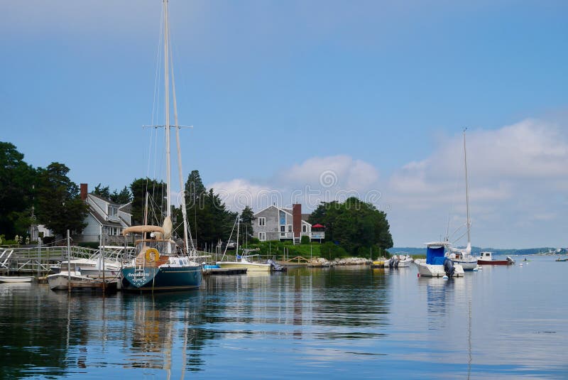 Boats in Buzzards Bay, Cape Cod, Massachusetts. Editorial Image - Image ...