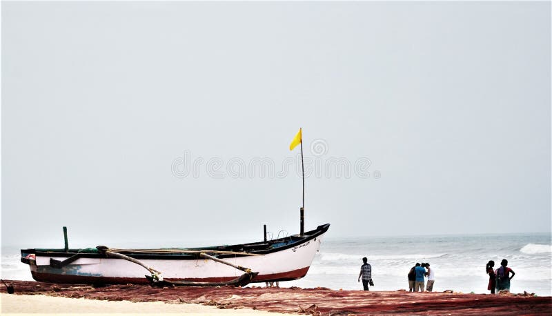 Boats at Colva Beach, Goa editorial photography. Image of goan - 98454002