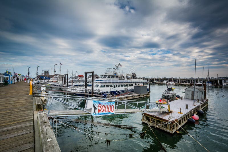 Macmillan Pier and Provincetown Harbor - Massachusetts Editorial Photo ...