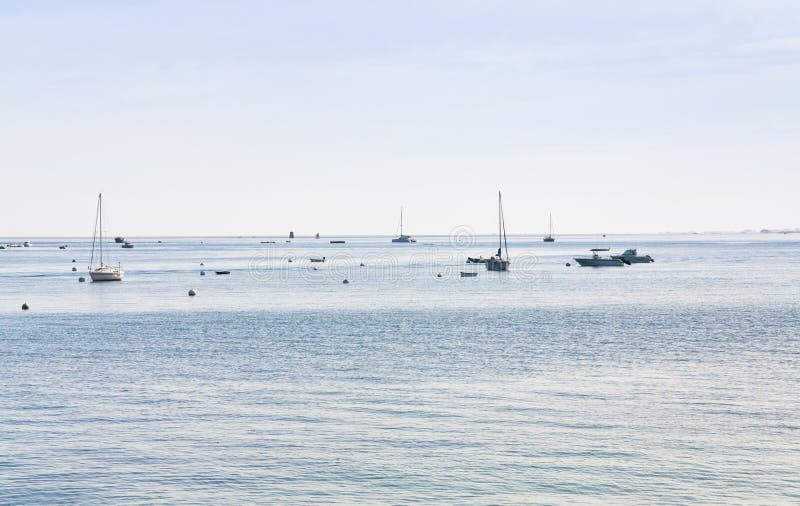 Boats in English Channel stock image. Image of seaside - 23182843
