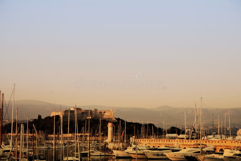 Boats and Yachts Moored in Duquesa Port in Spain on the Costa De Stock ...