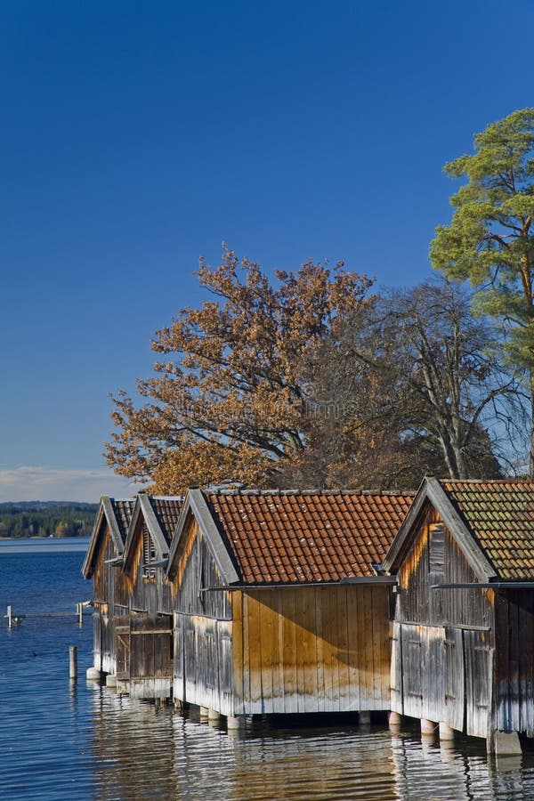 Boats house stock photo. Image of fishery, home, autumn - 14090932