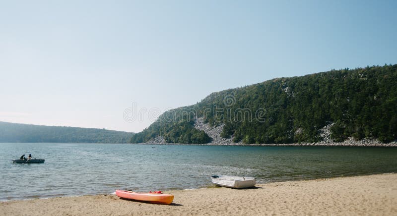Boats on the Lake stock image. Image of lake, kayaking - 60032765