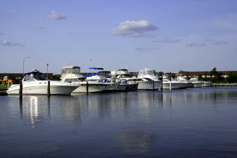 Boats in Marina, Freeport stock photo. Image of long, yachting - 987164