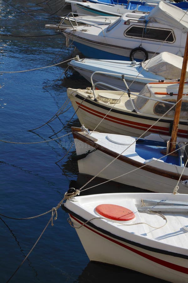 Boats at moorage stock photo. Image of lake, strength - 12711930