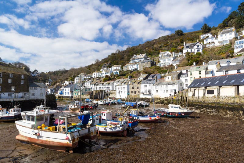 Polperro Cornwall stock image. Image of coast, destinations - 30277889