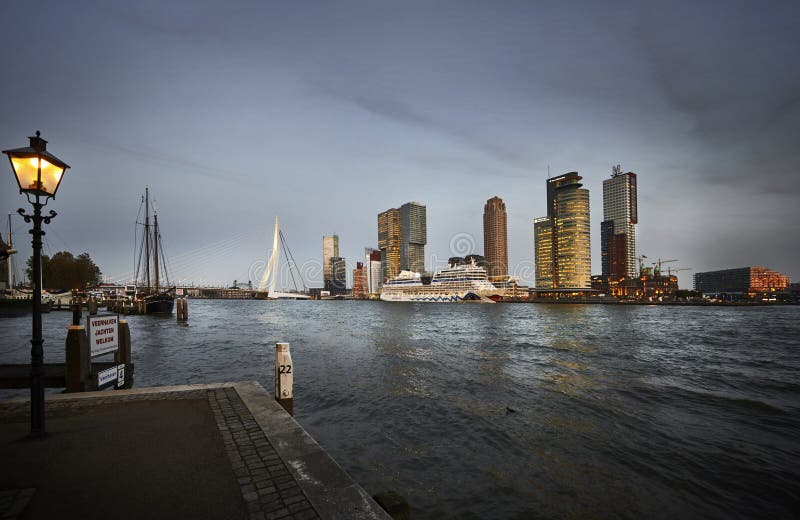 The Ocean Front in the City of Boston with Boats Going by Editorial ...