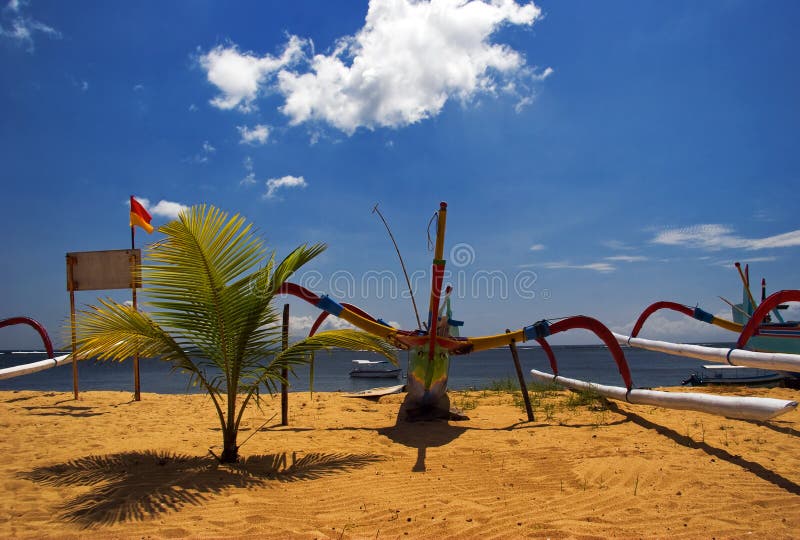 Boats spiders stock image. Image of relax, bali, legian - 7542765
