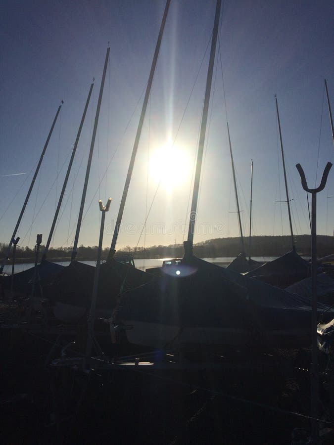 Boats stock photo. Image of boats, sailing, club, sunset - 107249708