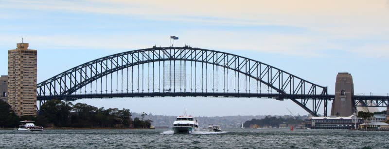 Boats Under Harbour Bridge Picture. Image: 29045147