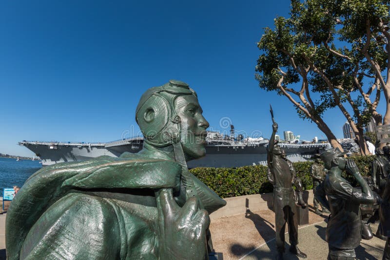 Bob Hope Memorial San Diego Editorial Stock Photo - Image of midway ...