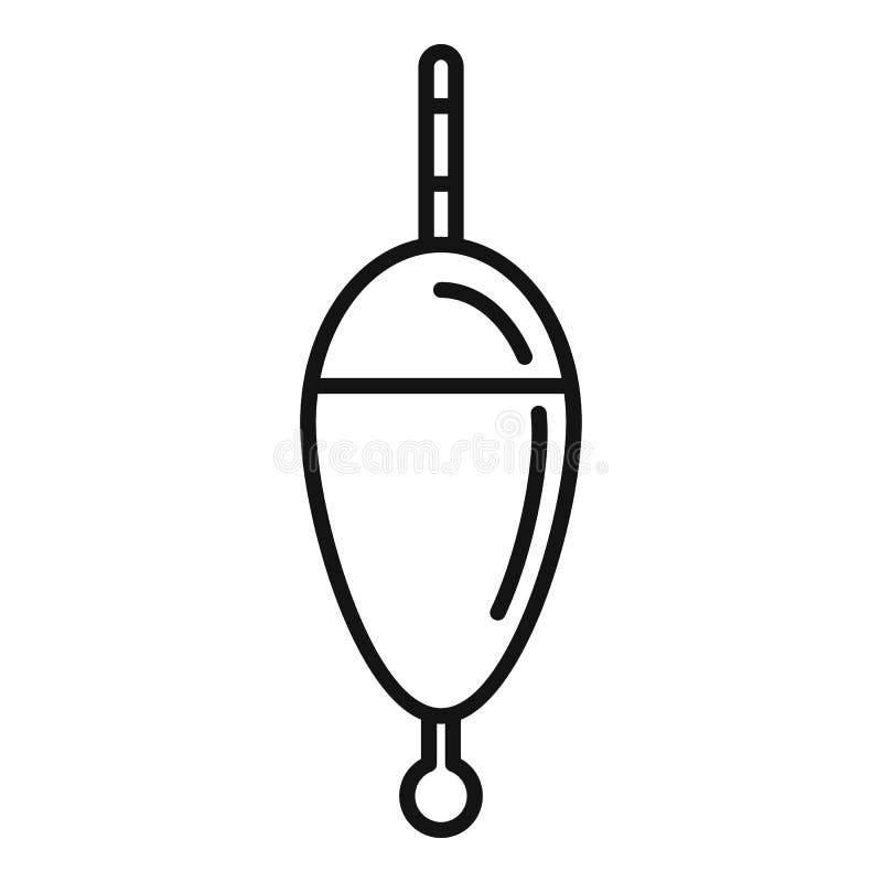 Bobber, Fishing, Marine, Nautical Icon. Element of Materia Flat Maps ...