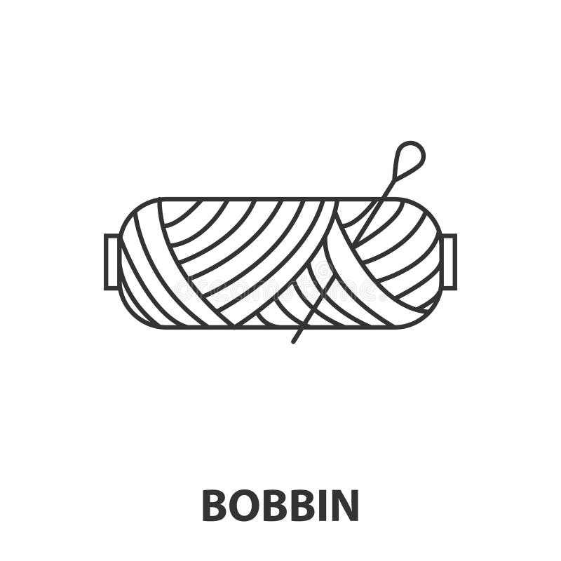 Bobbin Icon From Sew Collection Stock Vector Illustration Of Bobbin