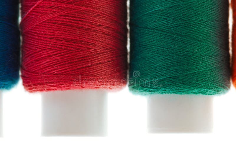 Bobbin of thread stock image. Image of roll, needlework - 24426285