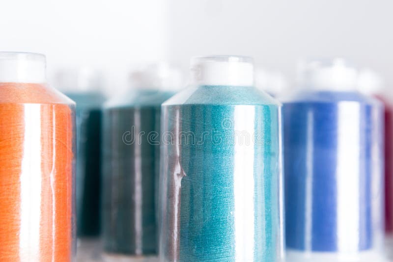 Bobbins and Sewing Instructions Stock Photo - Image of tape, needlework ...