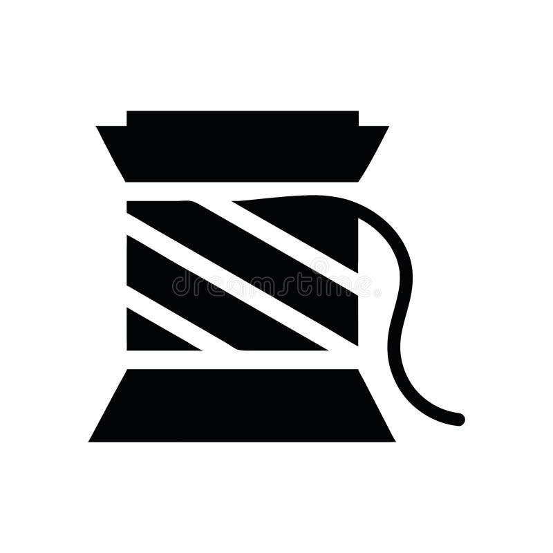 Bobbin Thread Textile Industry Supply Stock Illustration - Illustration ...