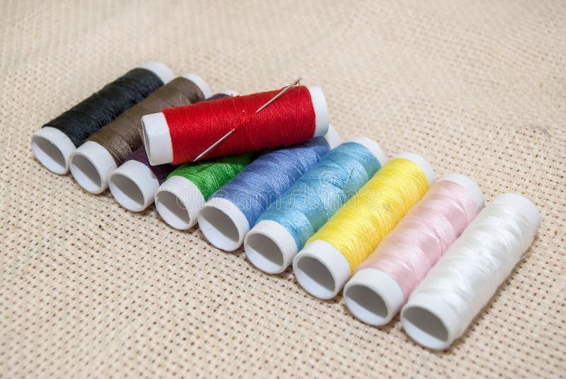 Bobbins thread stock image. Image of bobbin, embroidery - 54622149