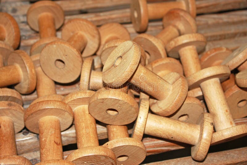 Bobbins stock image. Image of wood, bobbins, shavings - 34965331