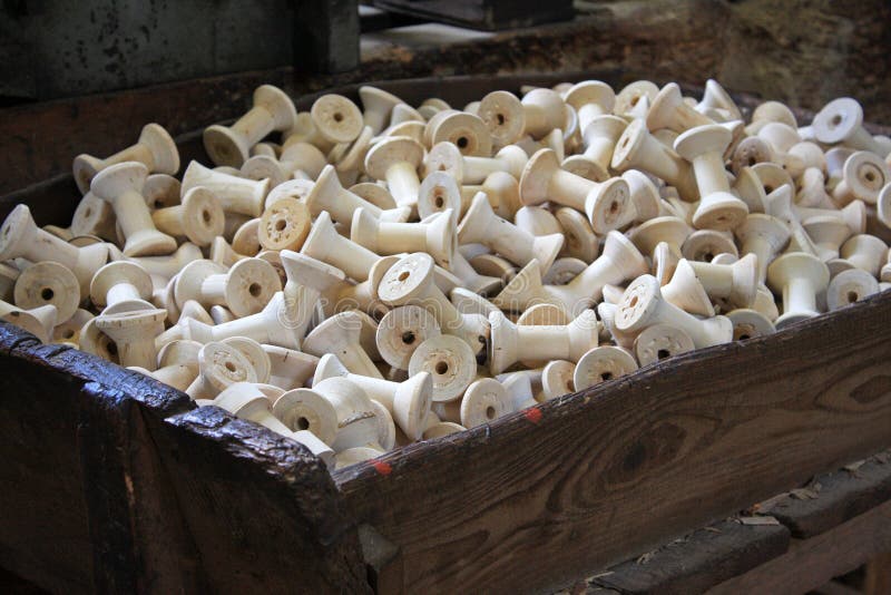 Bobbins stock image. Image of wooden, traditional, industrial - 34757793