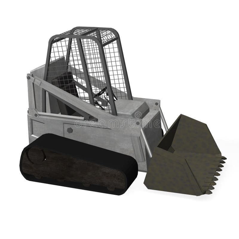 Bobcat Tractor stock illustration. Illustration of dirt - 33174