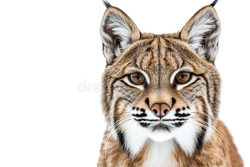 Bobcat Mascot Looking Directly at the Viewer in Detail Stock Photo ...