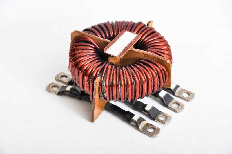 Bobina Del Rame Del Trasformatore Fotografia Stock - Immagine di motore ...