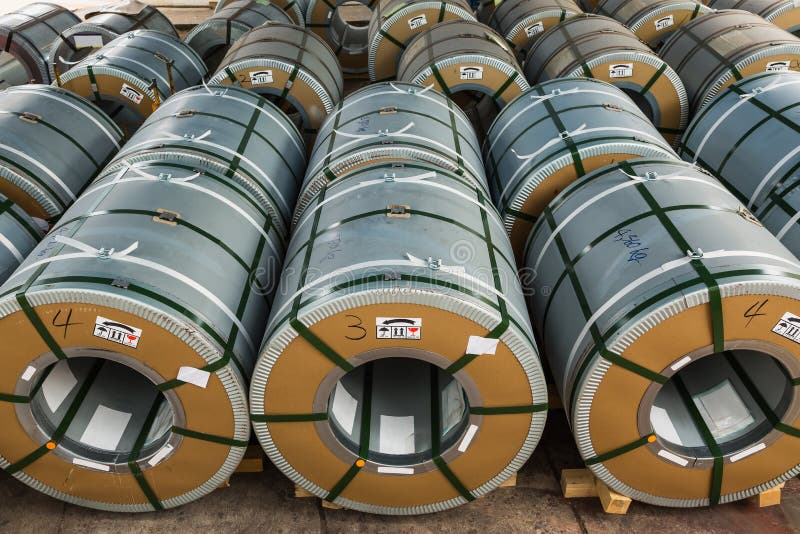 Bobines D'acier De Silicium Photo stock - Image du industriel, atelier ...