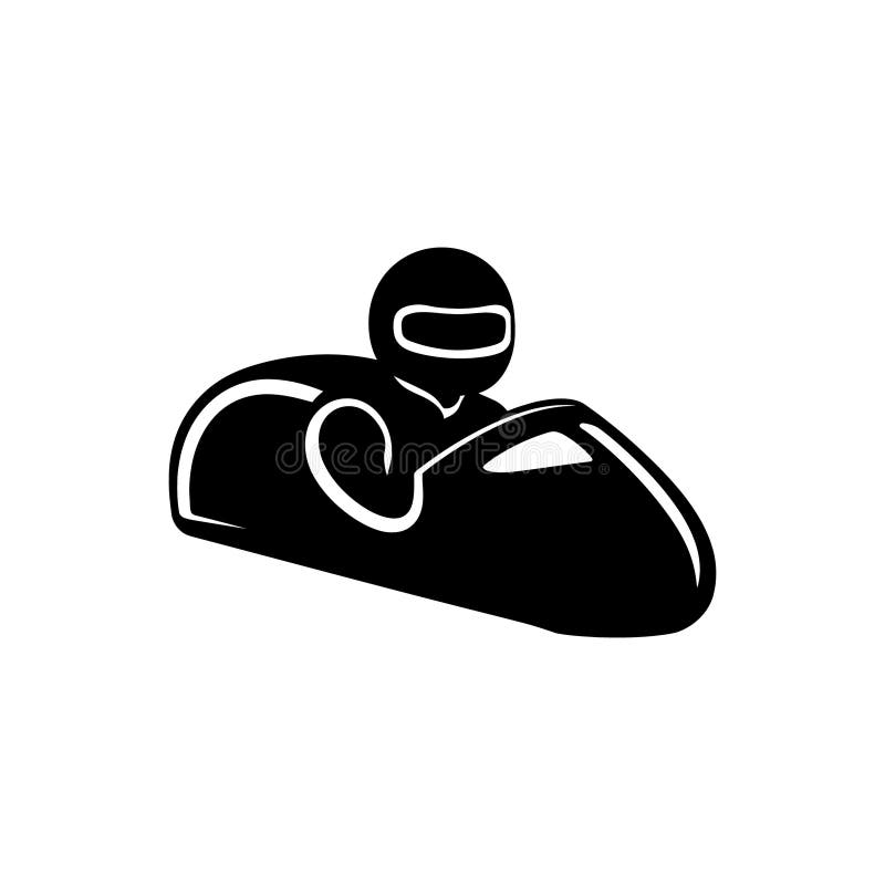 Bobsledding Icon stock vector. Illustration of brand - 296707430
