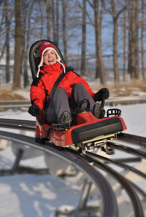 Bobsleigh stock image. Image of looping, motion, blue - 18112221