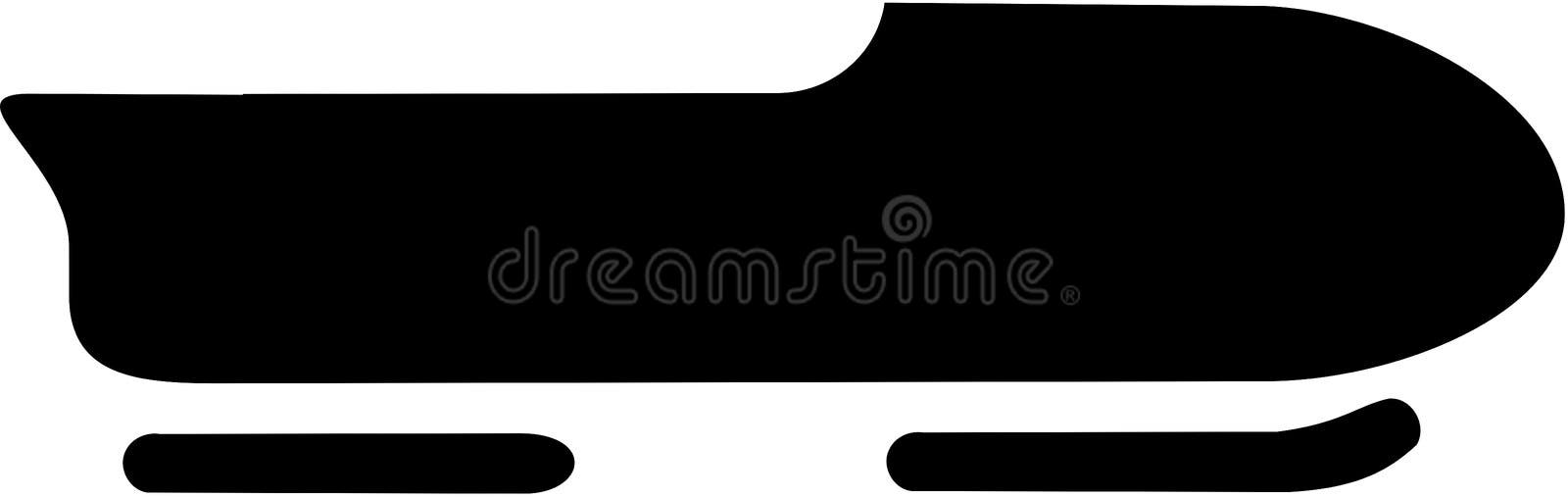Luge pictogram stock vector. Illustration of speed, snow - 106164190